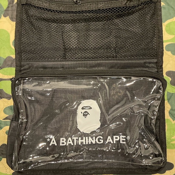Bape | Bags | Bape A Bathing Ape Toiletry Extendable Bag | Poshmark